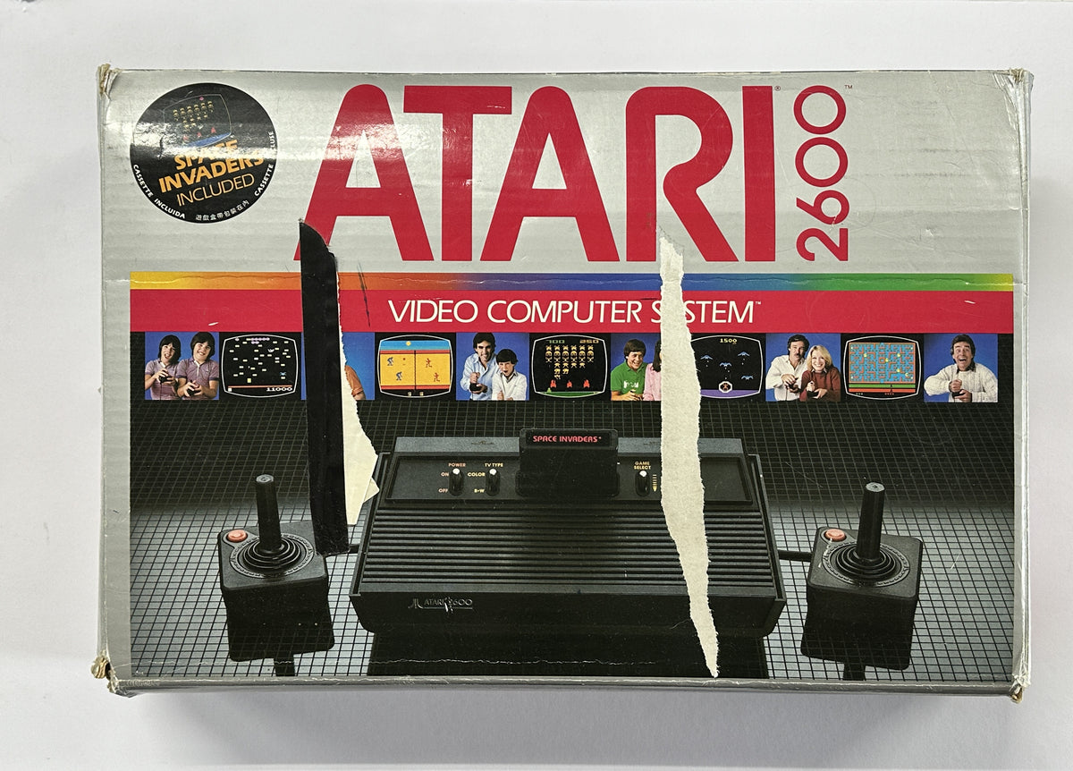 Atari 2600 4 Switch Vader Console Complete In Box – The Game Experts