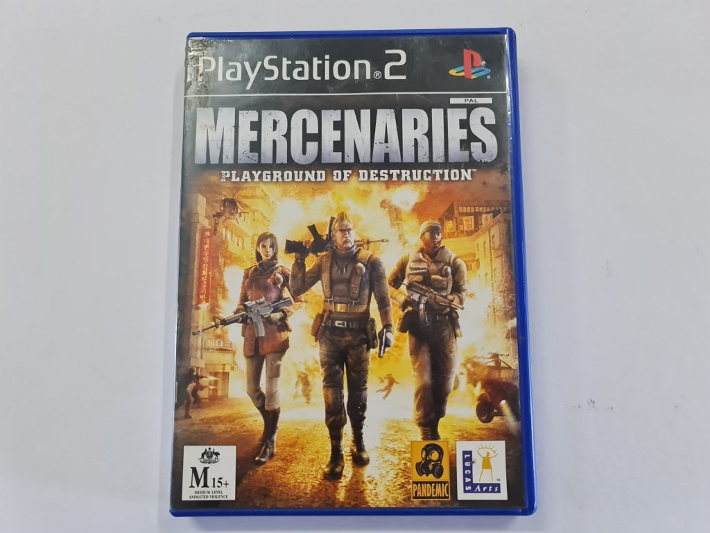 Mercenaries Playground Of Destruction In Original Case The Game Experts