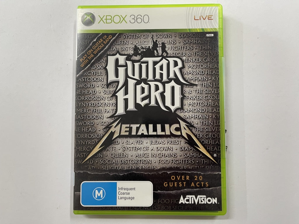 Guitar Hero Metallica Complete In Original Case The Game Experts