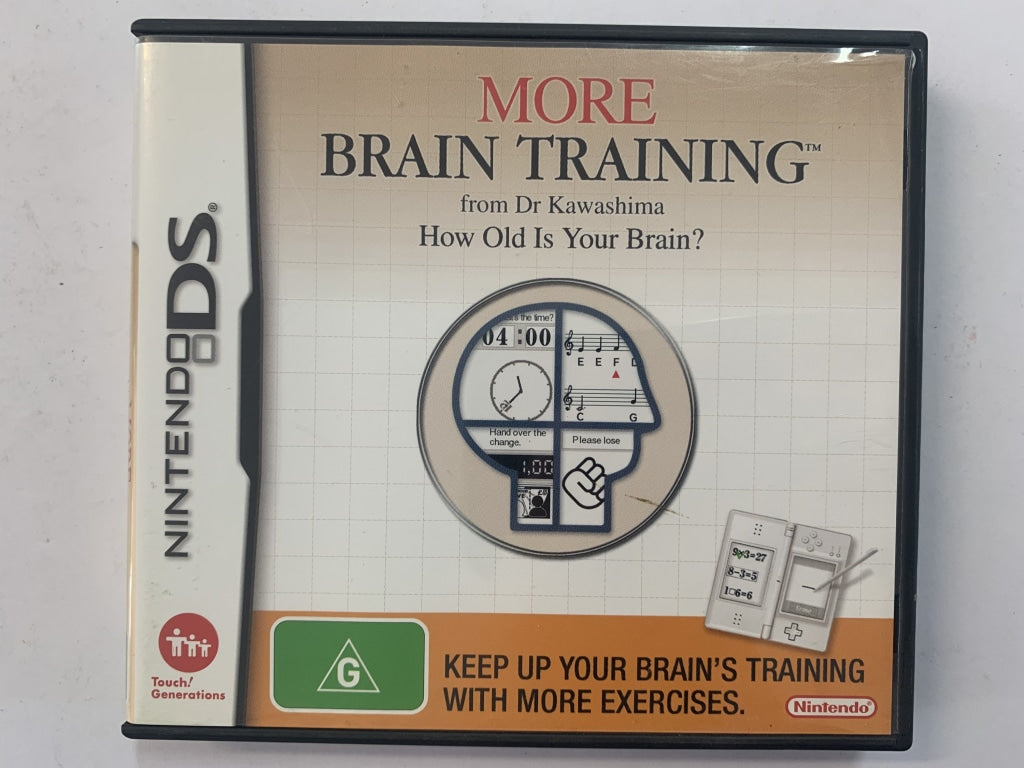 More Brain Training Complete In Original Case – The Game Experts