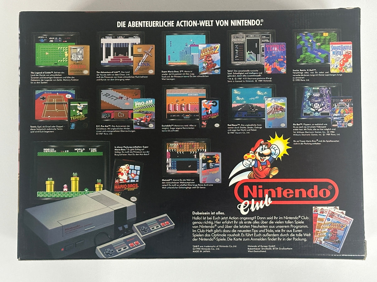 Nintendo Entertainment System NES Europa-Version Super Mario Bros Germ ...