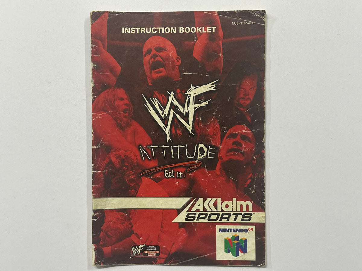 WWF Attitude Game Manual – The Game Experts