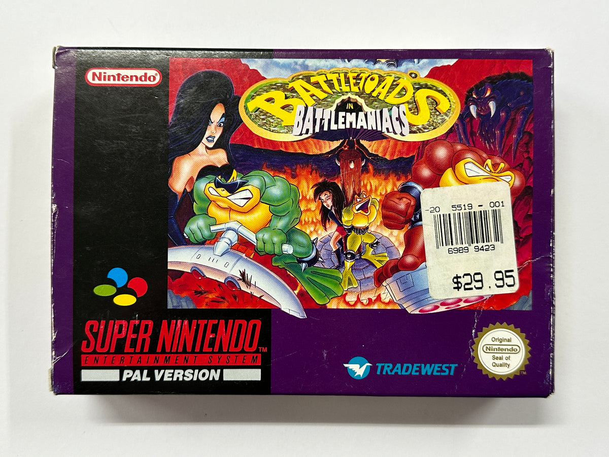 Battletoads In Battlemaniacs Complete In Box – The Game Experts