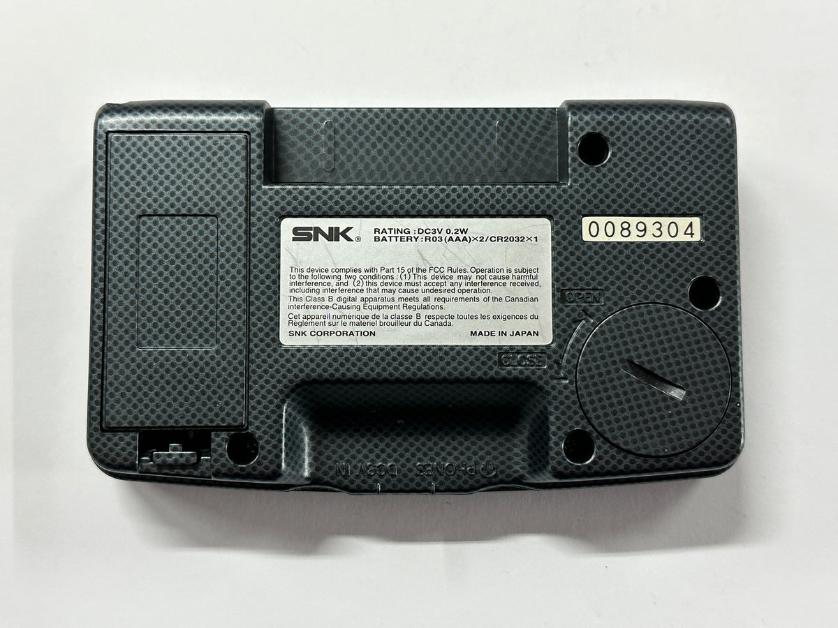 SNK Neo Geo Pocket Carbon Black Console – The Game Experts