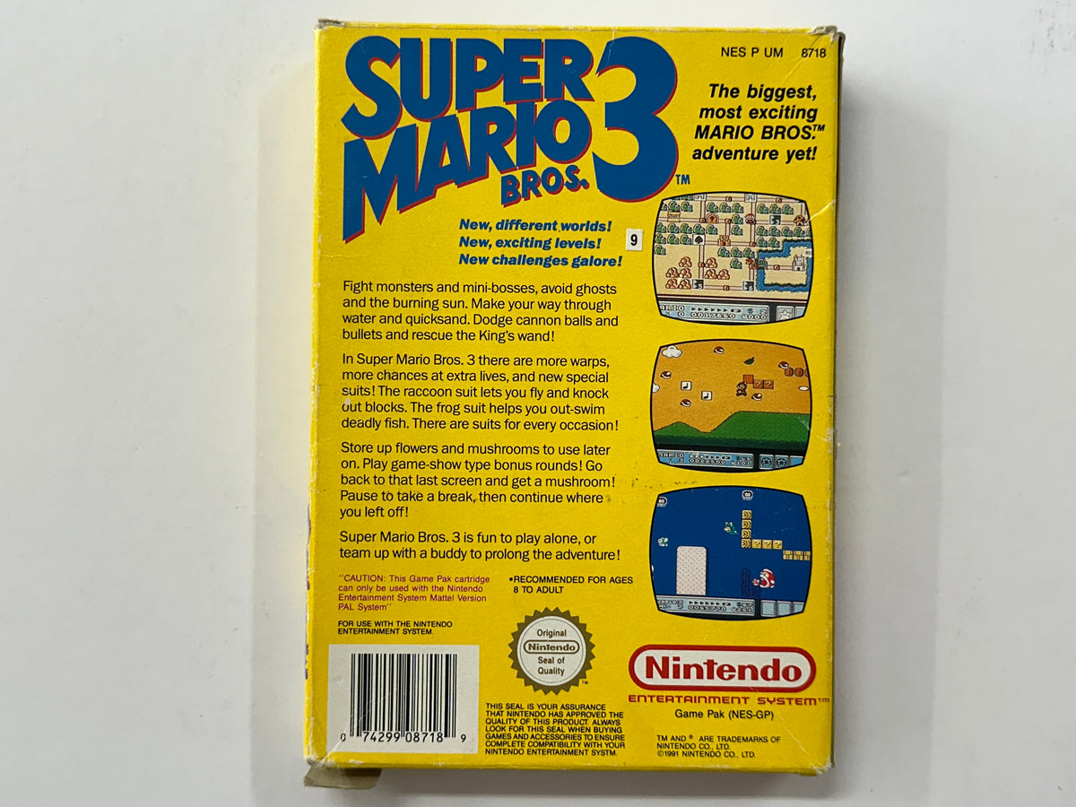 Super Mario Bros 3 In Original Box – The Game Experts