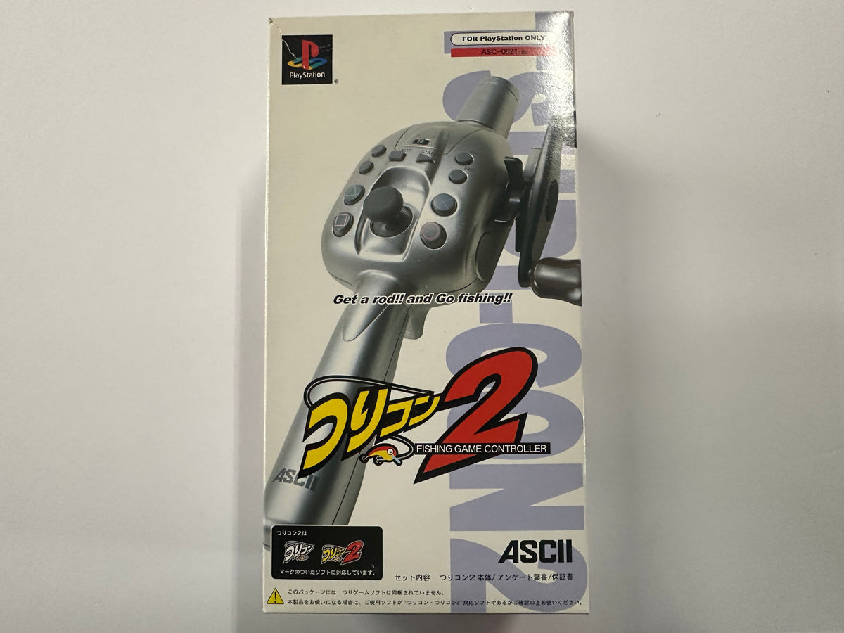 Genuine ASCII Sony PlayStation 2 Tsuricon Fishing Rod Controller Compl ...