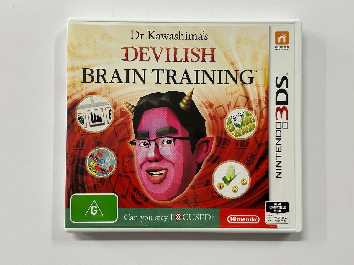Dr. Kawashima's Devilish Brain Training Complete In Original Case – The ...