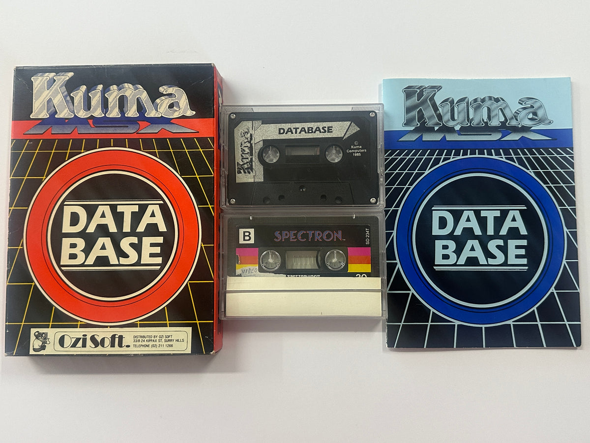 Kuma Database for MSX Complete In Box – The Game Experts