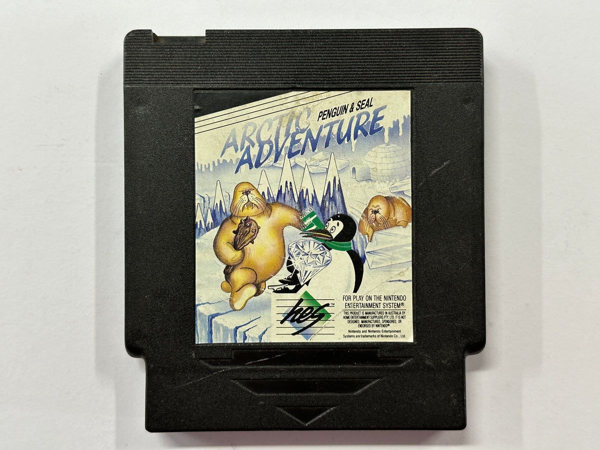 Arctic Adventure: Penguin & Seal HES Cartridge – The Game Experts