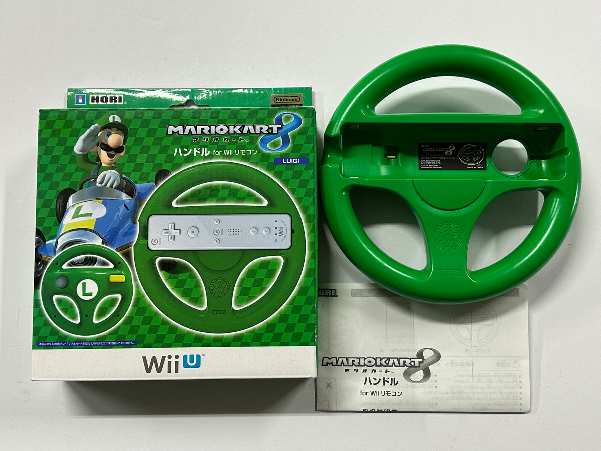 Mario Kart 8 Green Luigi Steering Wheel Complete In Box – The Game Experts