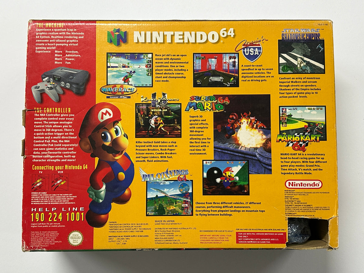 Nintendo 64 N64 Console In Original Box – The Game Experts