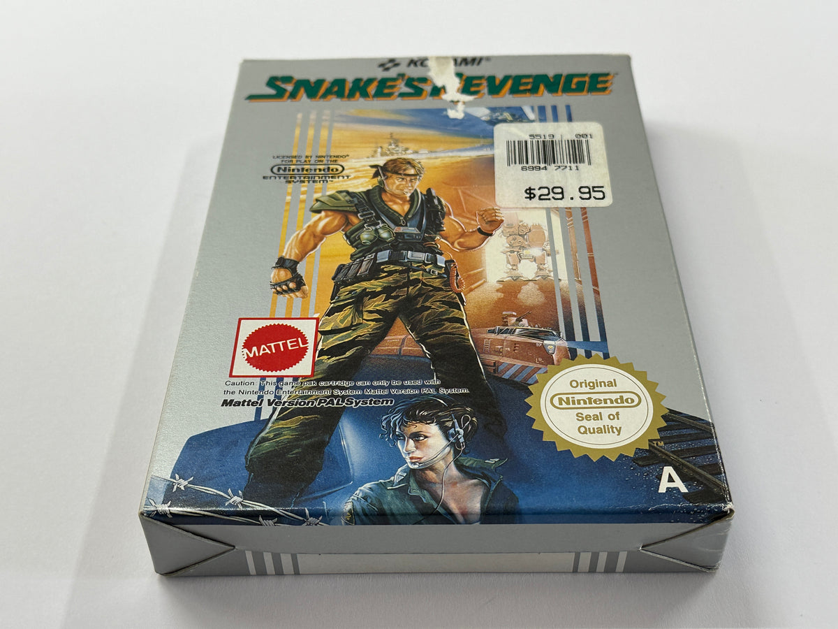 Metal Gear Snake's Revenge Complete In Box – The Game Experts