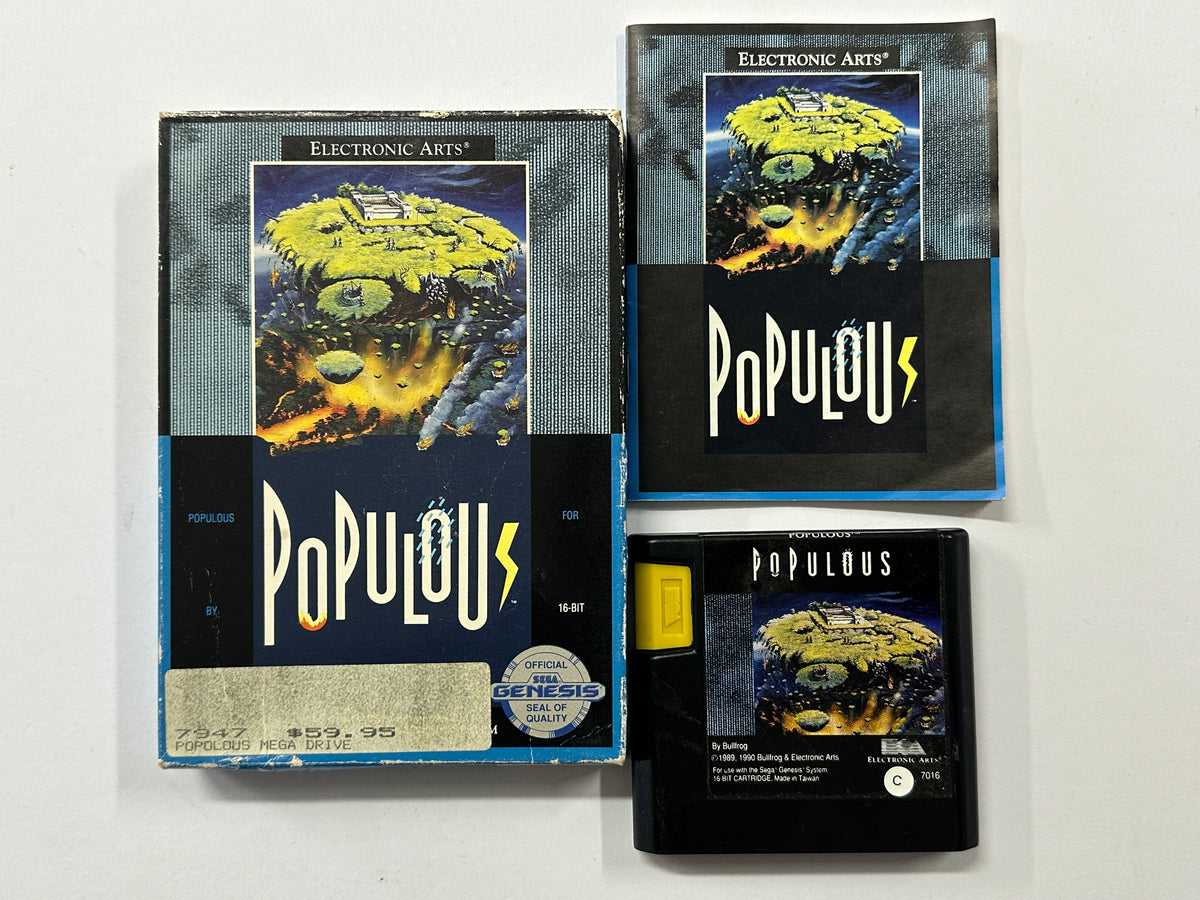Populous Complete In Box – The Game Experts