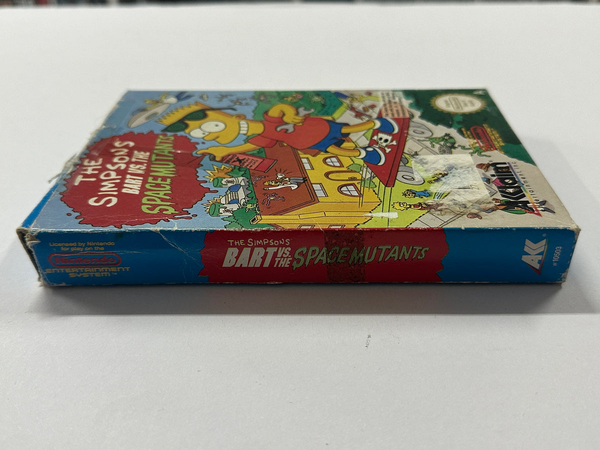 The Simpsons Bart VS The Space Mutants Complete In Box – The Game Experts
