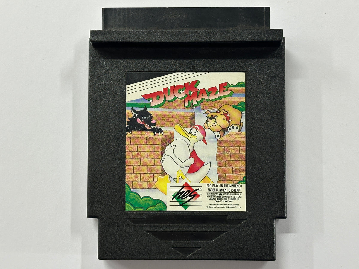 Duck Maze HES NES Cartridge – The Game Experts