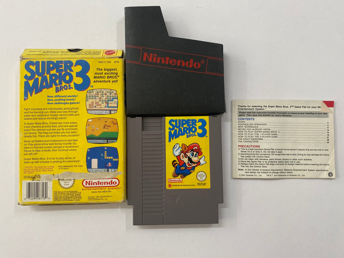 Super Mario Bros 3 Complete In Box – The Game Experts