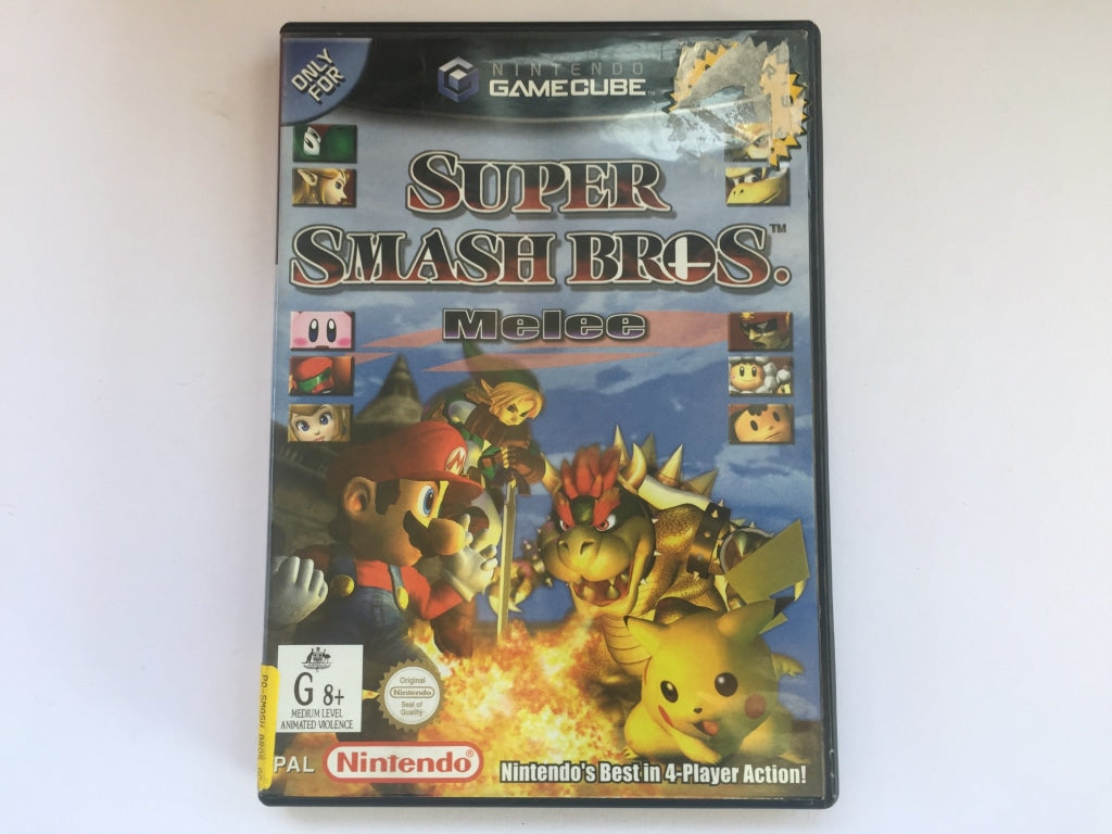 Super Smash Bros Melee In Original Case – The Game Experts