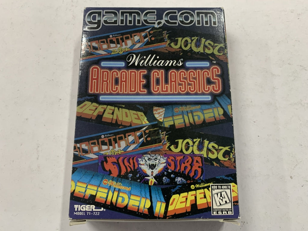 Williams Arcade Classics for Game.Com Complete In Box – The Game Experts