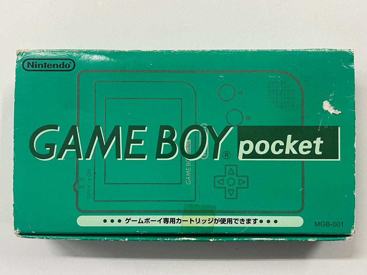 Green Gameboy Pocket Console Complete In Box – The Game Experts