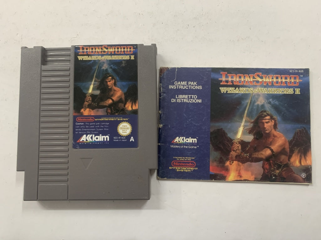 Ironsword Wizards & Warriors 2 Cartridge with Game Manual – The Game ...