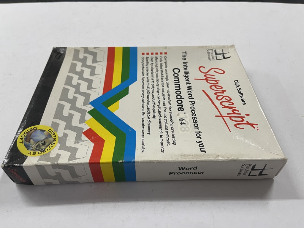 Superscript Word Processor Commodore 64 Floppy Disk Complete In Box ...