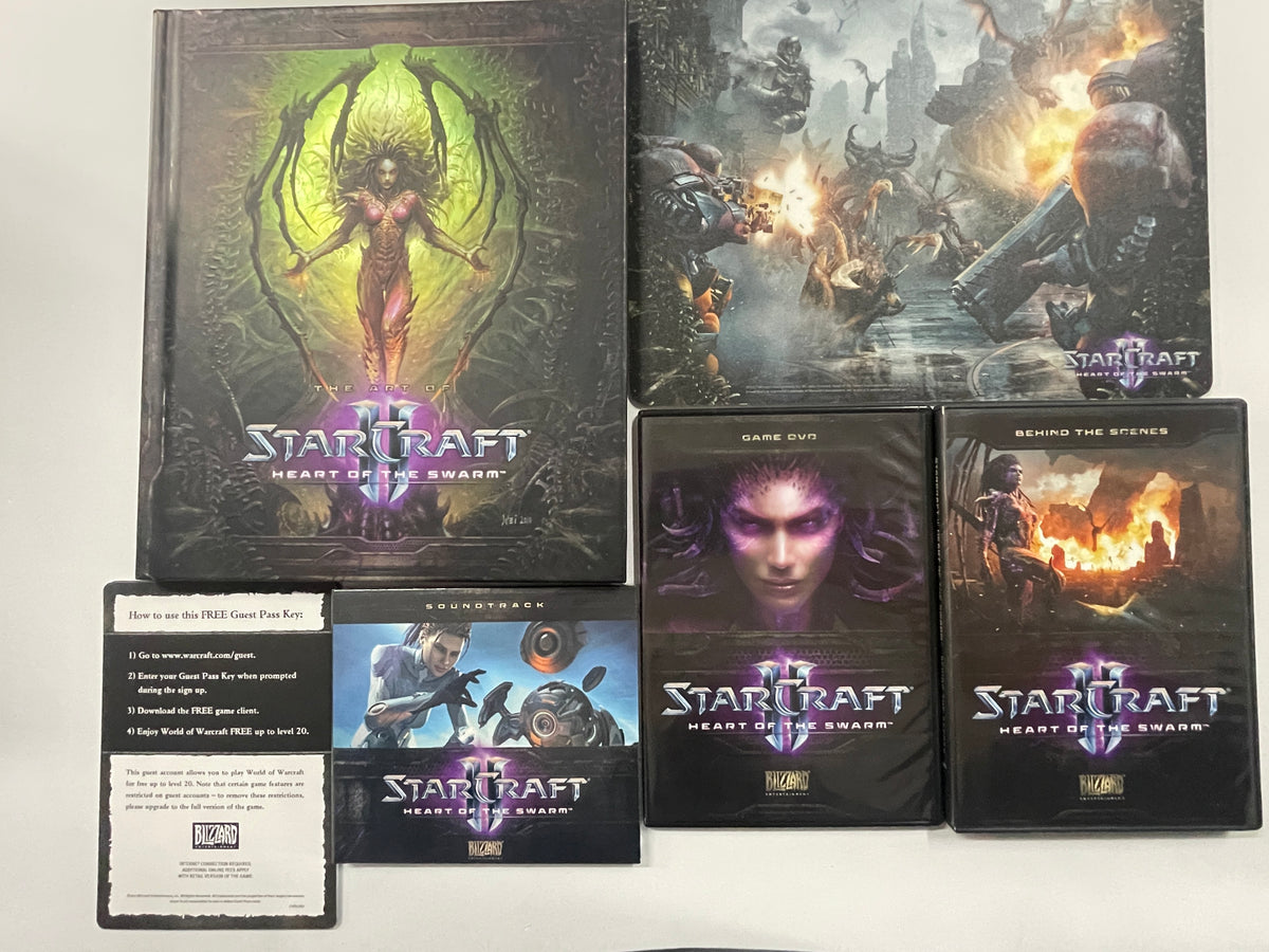 Starcraft Heart Of The Swarm Collector's Edition for PC Complete In Or ...