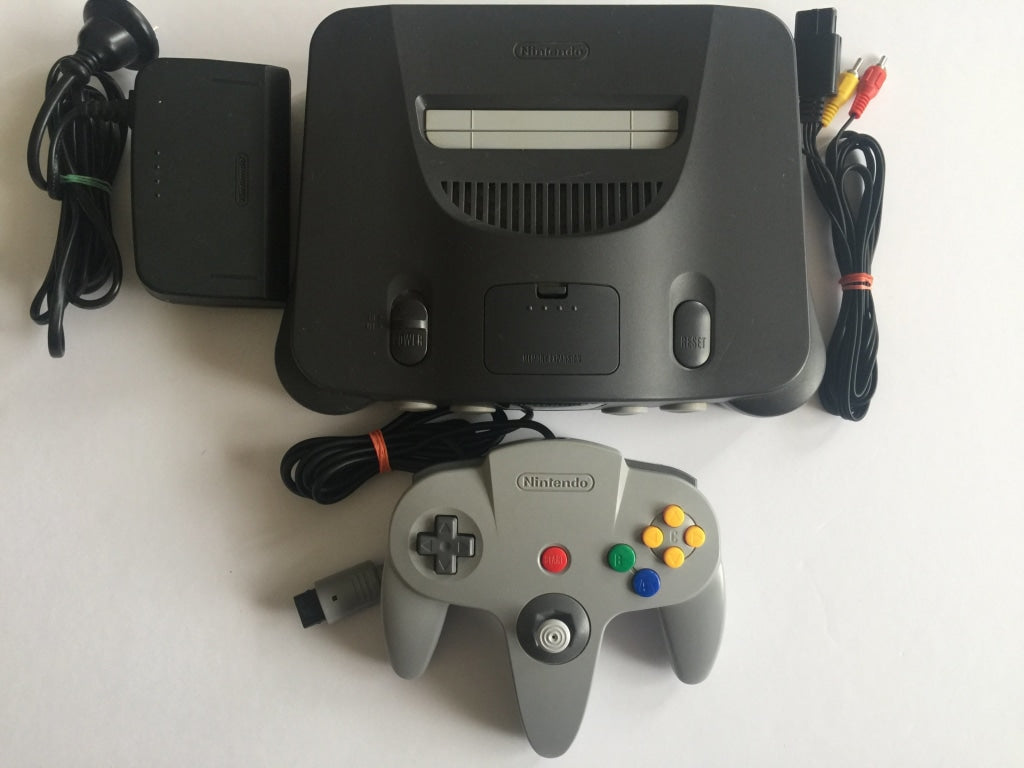 Nintendo 64 N64 Console with All Cords and 1 Controller – The Game Experts