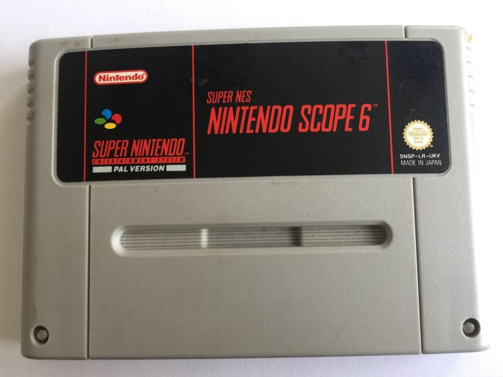 Super Nintendo Scope 6 Cartridge – The Game Experts