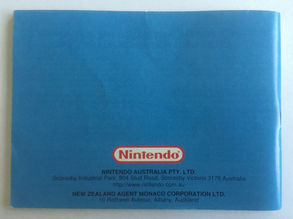 Super Mario Advance Game Manual – The Game Experts