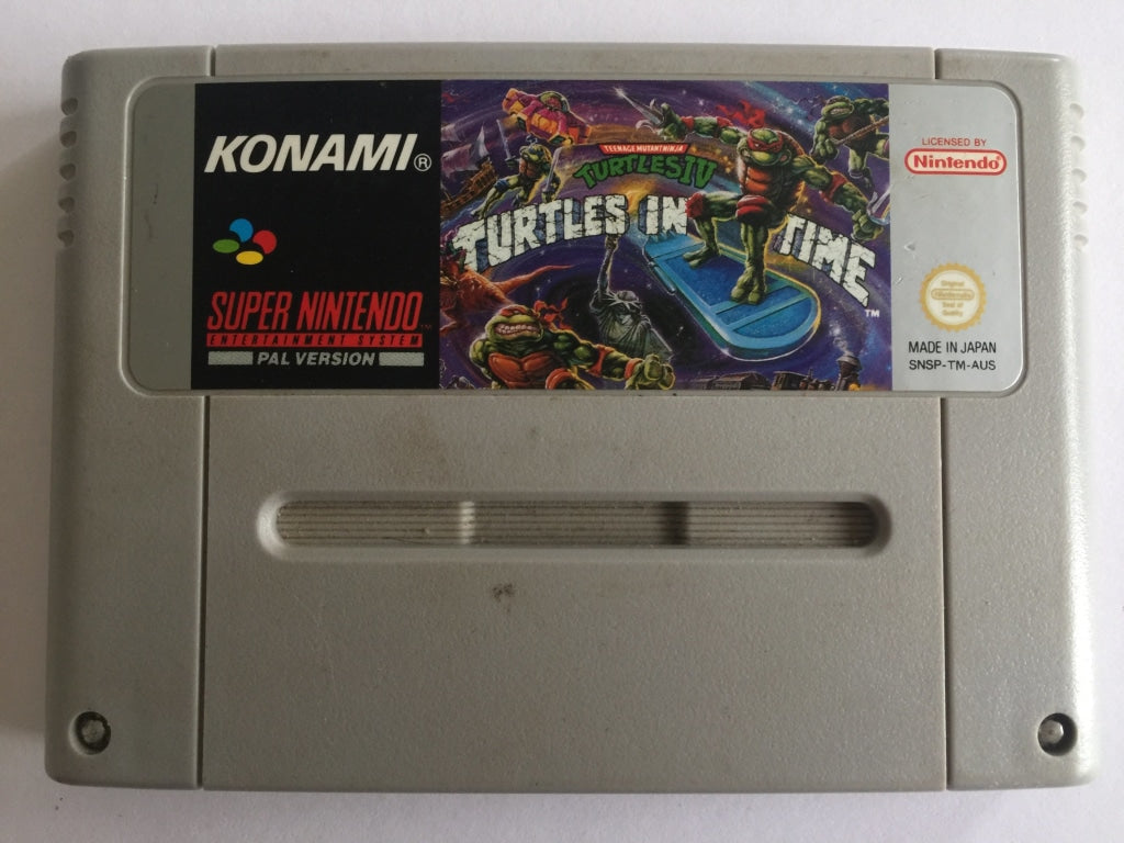 TMNT Turtles In Time Cartridge – The Game Experts