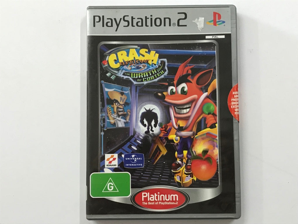 Crash Bandicoot Wrath Of Cortex PS2 Software CRASH BANDICOOT: THE